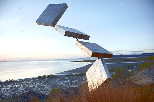 George Rickey – Column of Four Squares – Barbara Picci