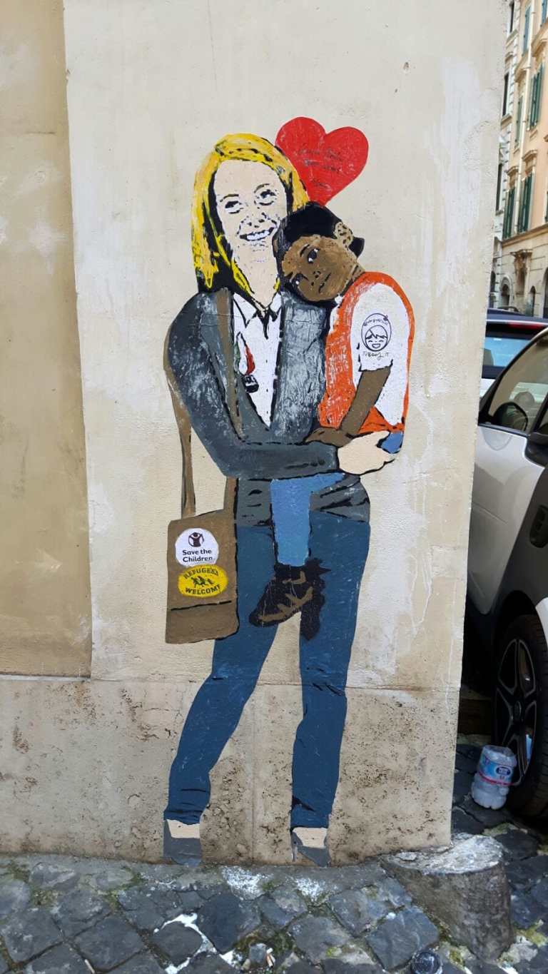 Streetart – Tvboy @ Rome, Italy – Barbara Picci