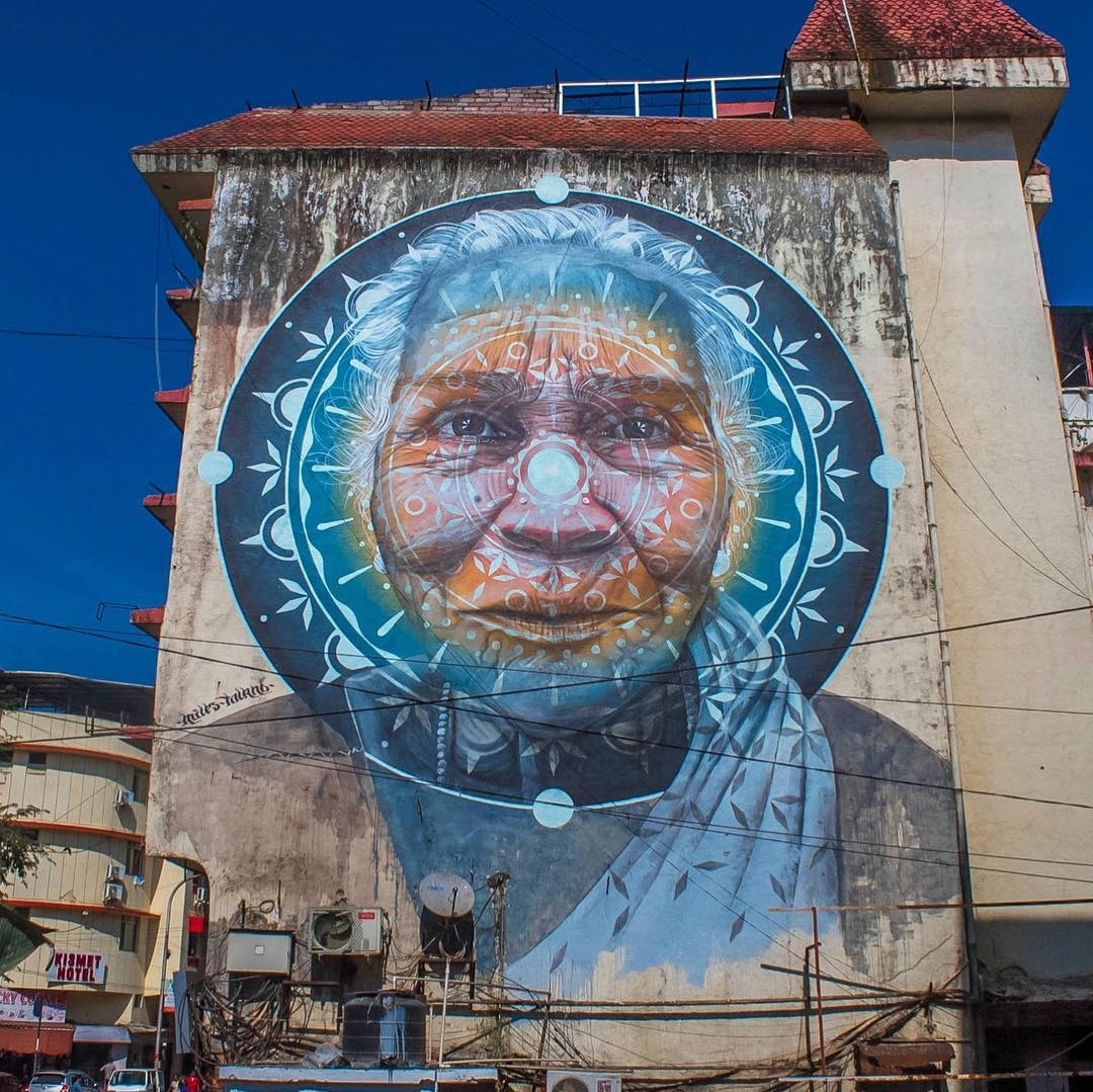 Streetart Flash – Miles Toland @ Panjim, Goa, India – Barbara Picci