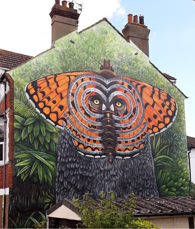 Streetart – Cee Pil @ Bexhill-on-Sea, UK – Barbara Picci
