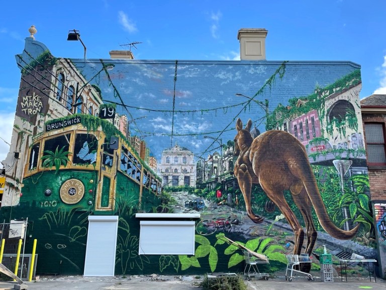 Streetart – Mike Makatron @ Melbourne, Australia – Barbara Picci