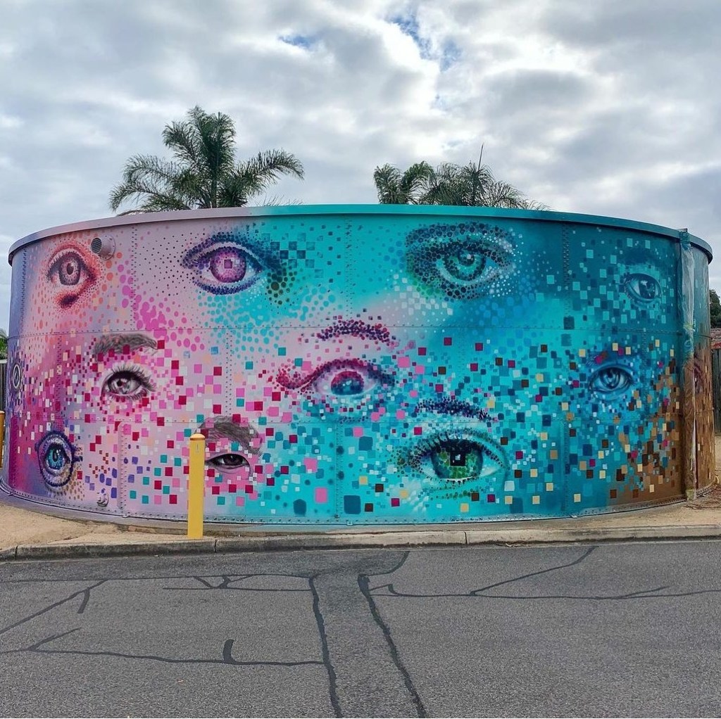 Streetart – Mike Makatron + Conrad Bizjak @ Melbourne, Australia – Barbara Picci