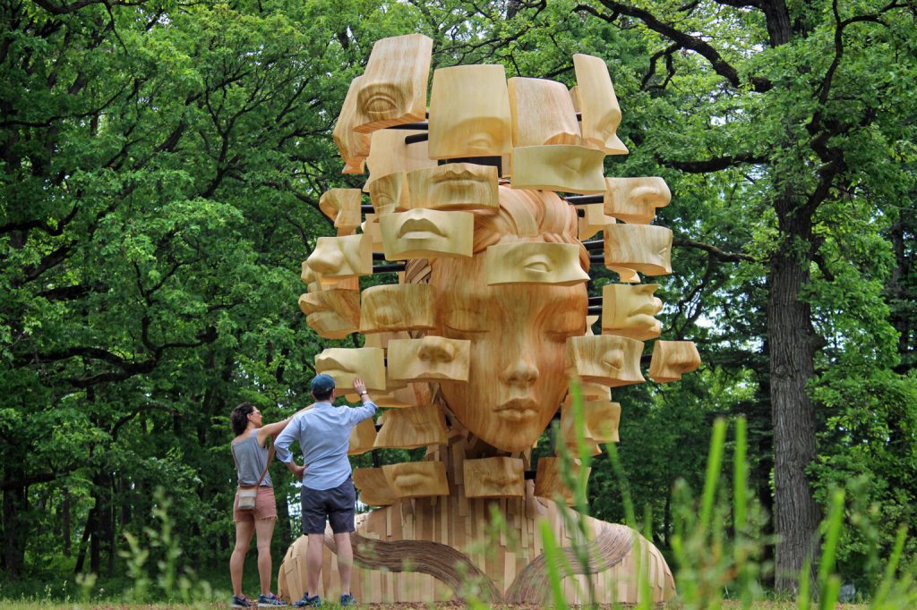 Cinque sculture monumentali di Daniel Popper all’arboreto di Morton ...
