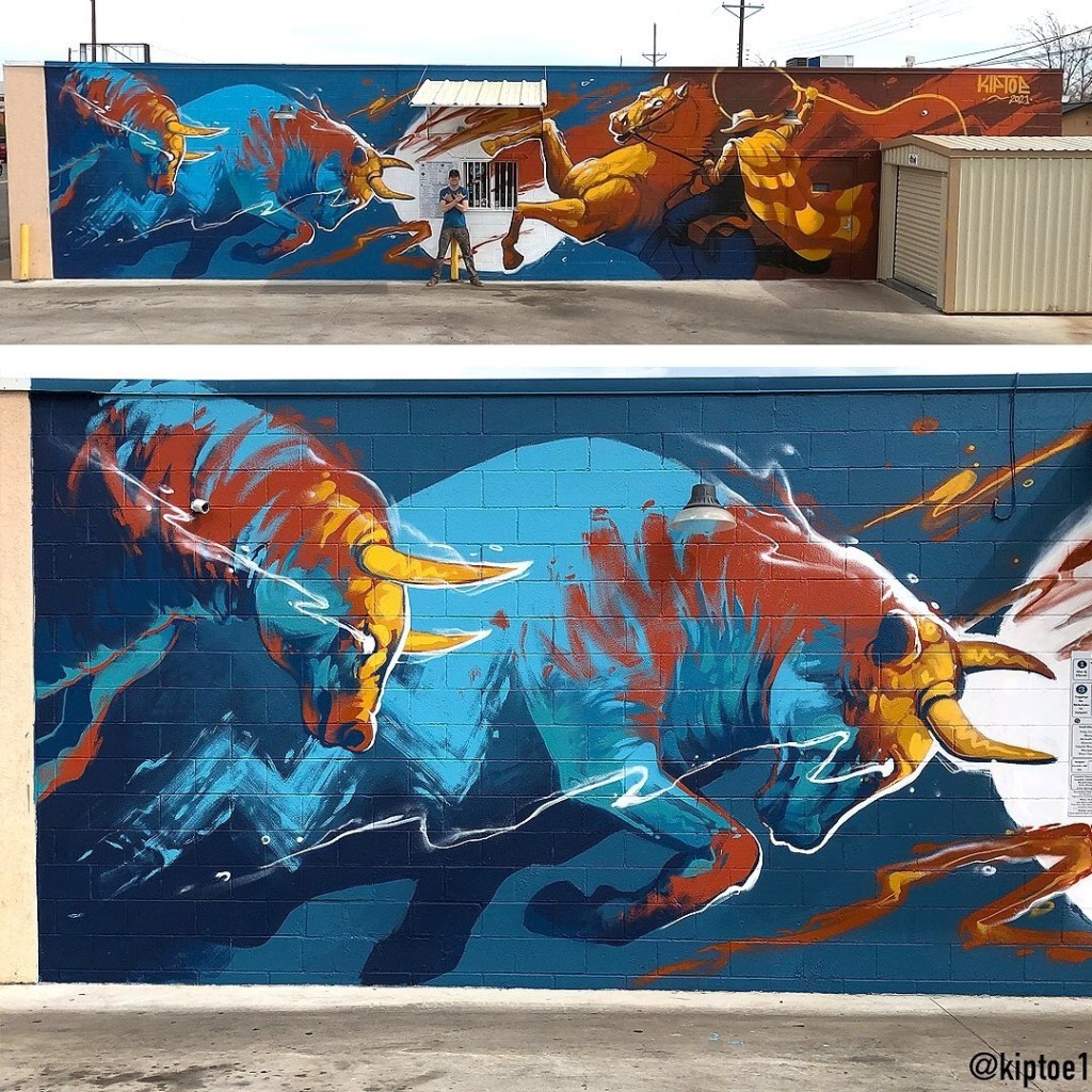 Streetart – Kiptoe @ Amarillo, USA – Barbara Picci