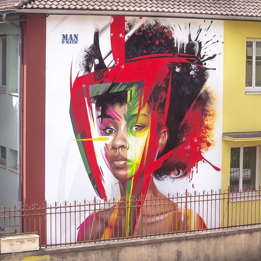Streetart – Manomatic @ Pont-de-Claix, France – Barbara Picci