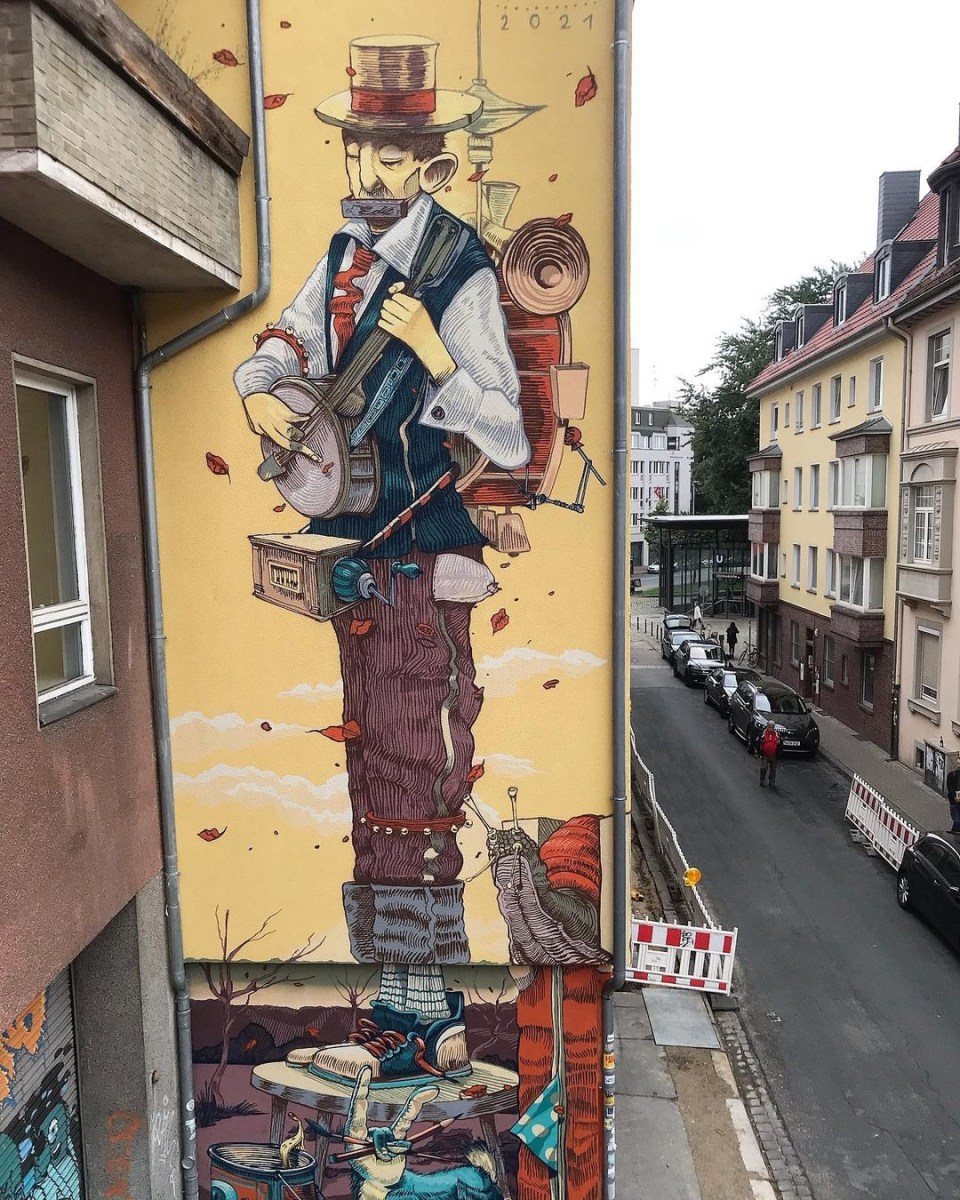 Streetart – Rookie The Weird @ Hannover, Germany – Barbara Picci