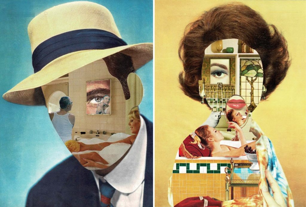 Collage – I ritratti surreali di Shane Wheatcroft – Barbara Picci