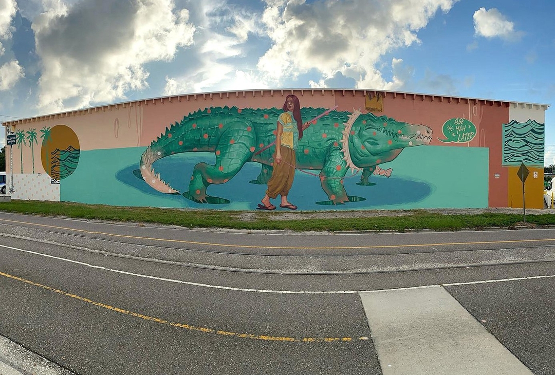 Streetart – MJ Lindo + Joshua Lawyer @ Clearwater, Florida, USA ...