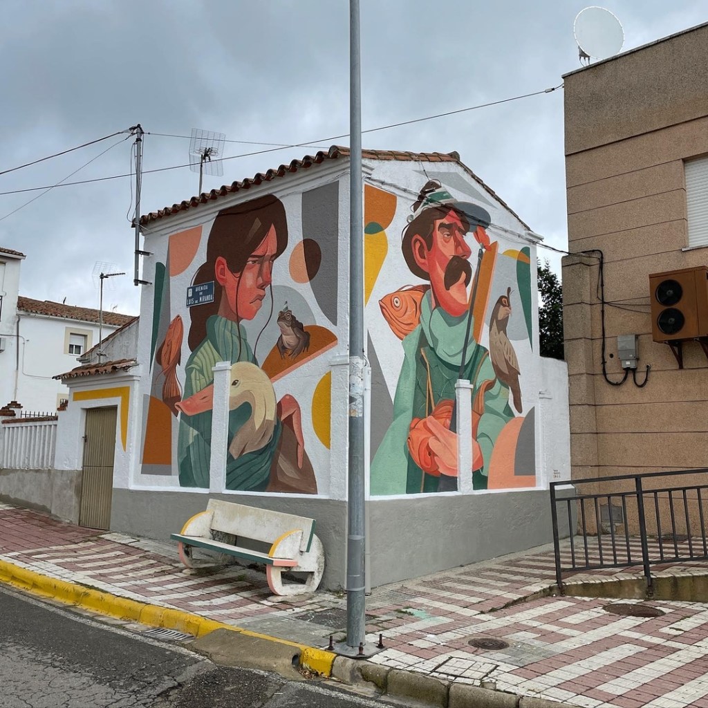 Streetart – Twee Muizen @ Casas de Millán, Spain – Barbara Picci