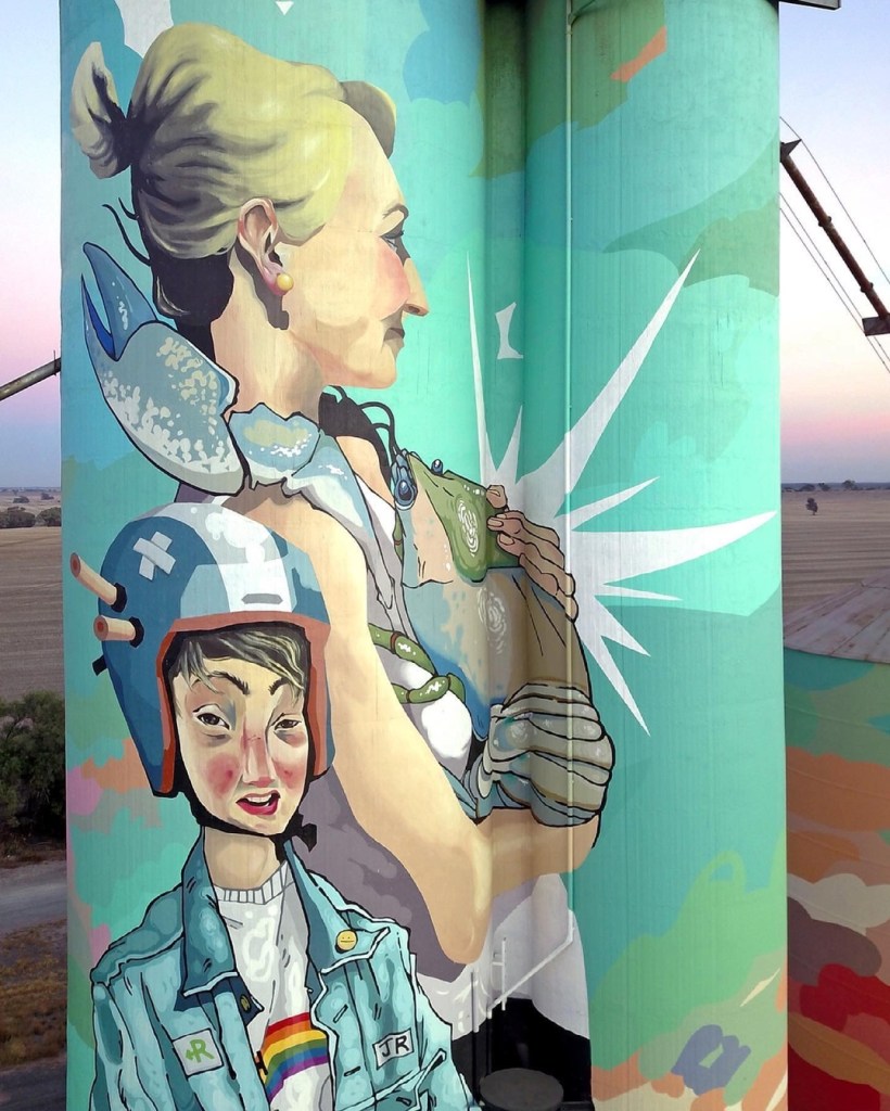 Streetart – Kitt Bennett @ Rainbow, Australia – Barbara Picci