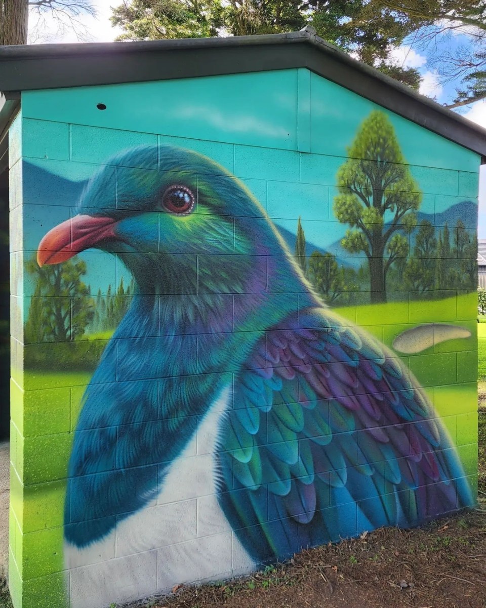 Streetart – Swiftmantis @ Palmerston North, New Zealand – Barbara Picci