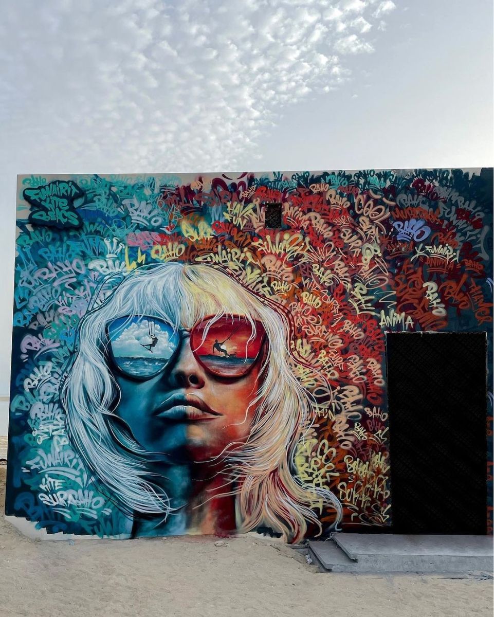 Streetart – Bahou @ Fuwayrit, Qatar – Barbara Picci