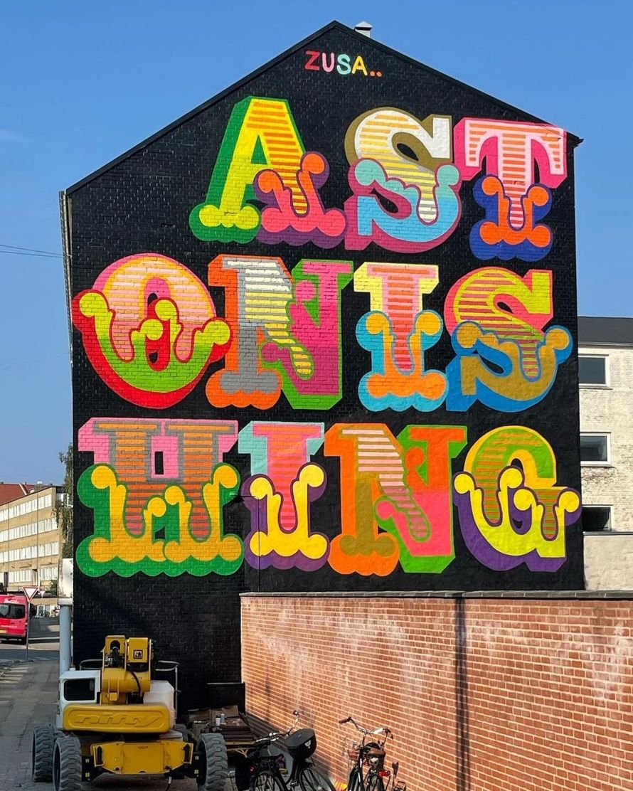 Streetart – Ben Eine @ Copenhagen, Denmark – Barbara Picci