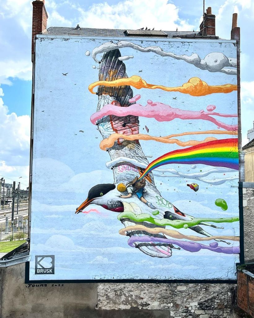 Streetart – BRUSK @ Tours, France – Barbara Picci