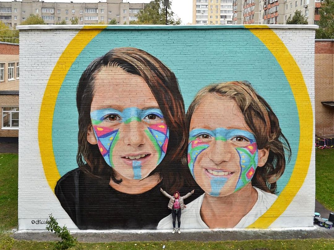Streetart – Chicadania @ Balashikha, Russia – Barbara Picci