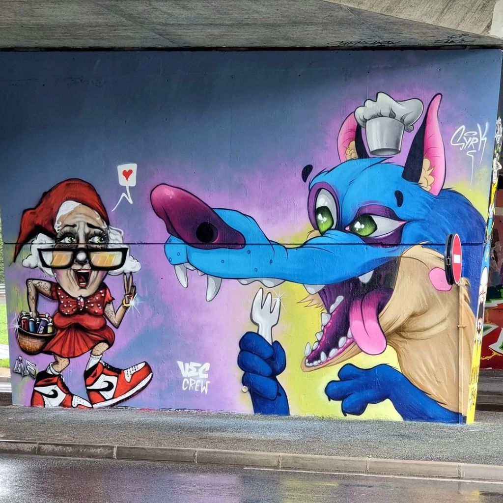 Streetart – Syrk + Lule @ Poitiers, France – Barbara Picci