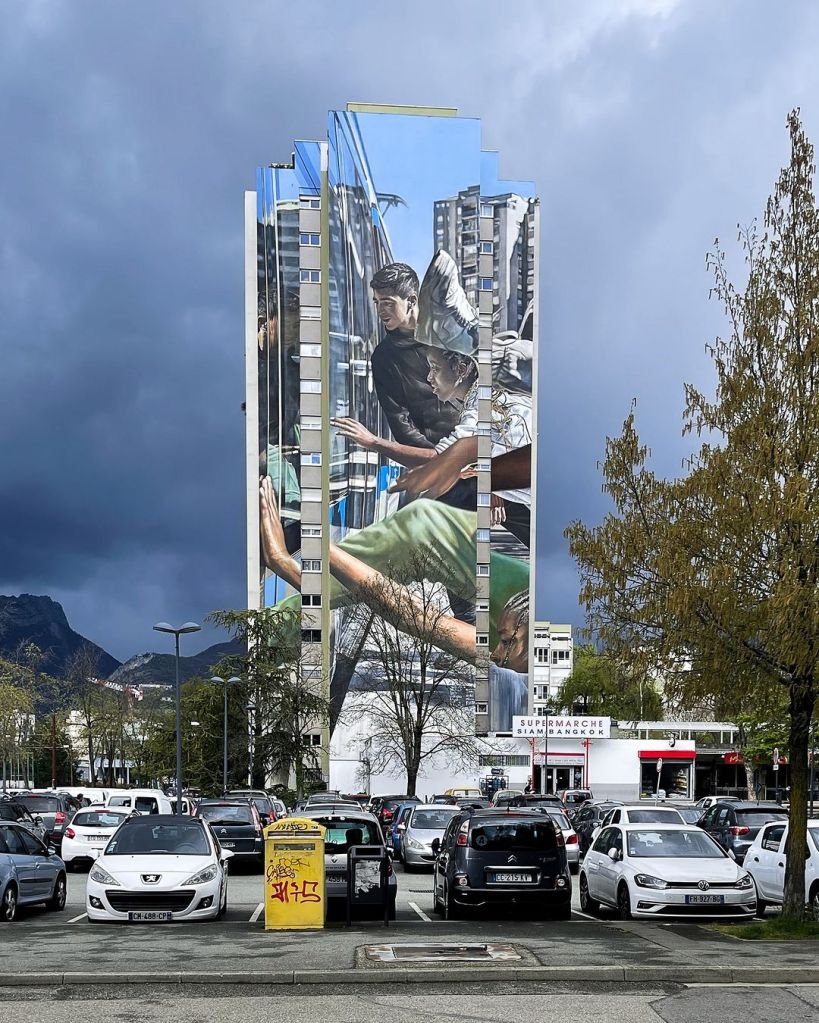 Streetart – Guido Van Helten @ Grenoble, France – Barbara Picci