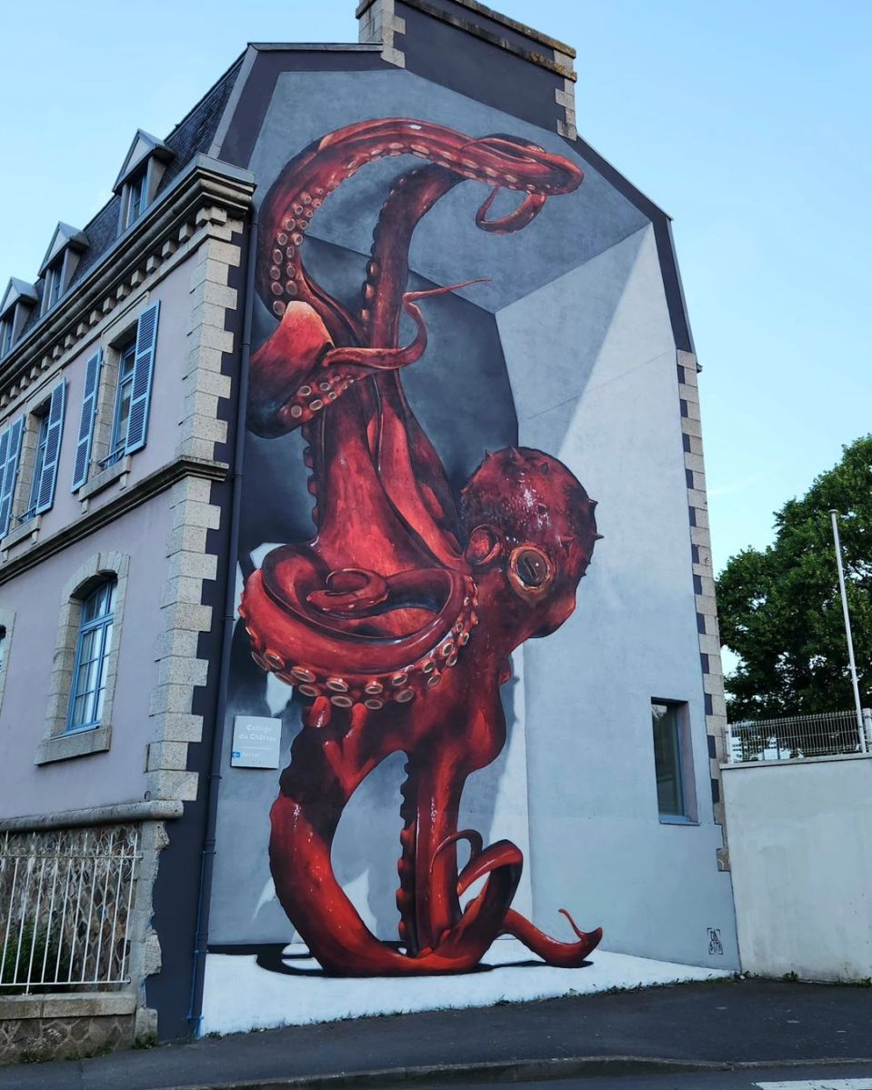 Streetart – Odeith @ Morlaix, France – Barbara Picci