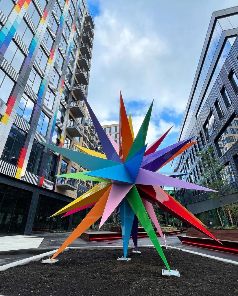 Streetart – Felipe Pantone + Okudart @ Columbus, Ohio, USA – Barbara Picci