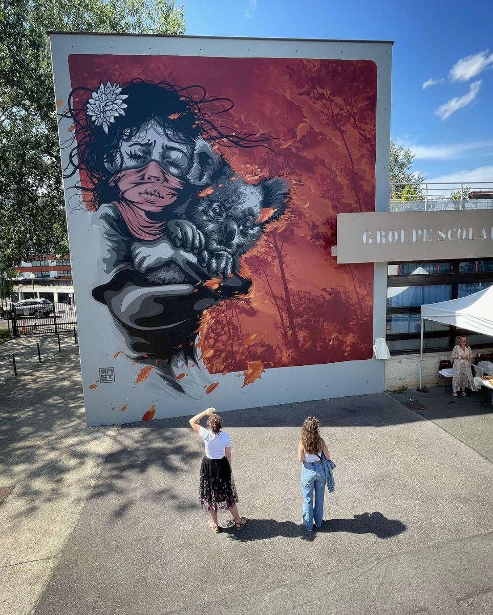 Streetart – Rnst @ Évry-Courcouronnes, France – Barbara Picci