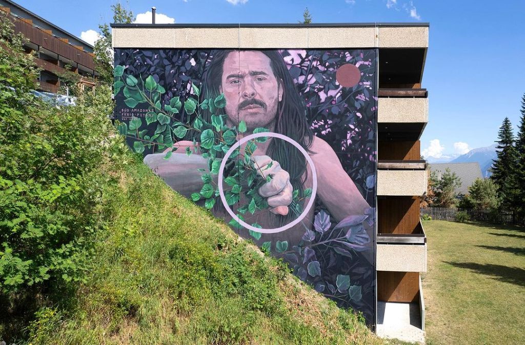 Streetart – Fabio Petani + Duo Amazonas @ Crans-Montana, Switzerland ...