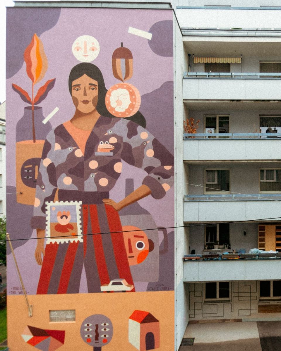 Streetart – Frau Isa @ Vienna, Austria – Barbara Picci