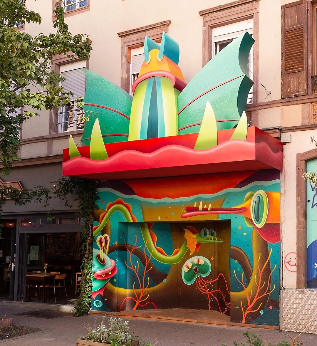 Streetart – Nicolas Barrome Forgues @ Strasbourg, France – Barbara Picci