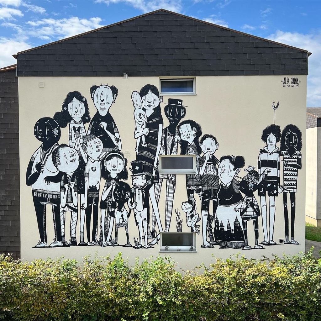 Streetart – Alex Senna @ Estavayer Le Lac, Switzerland – Barbara Picci