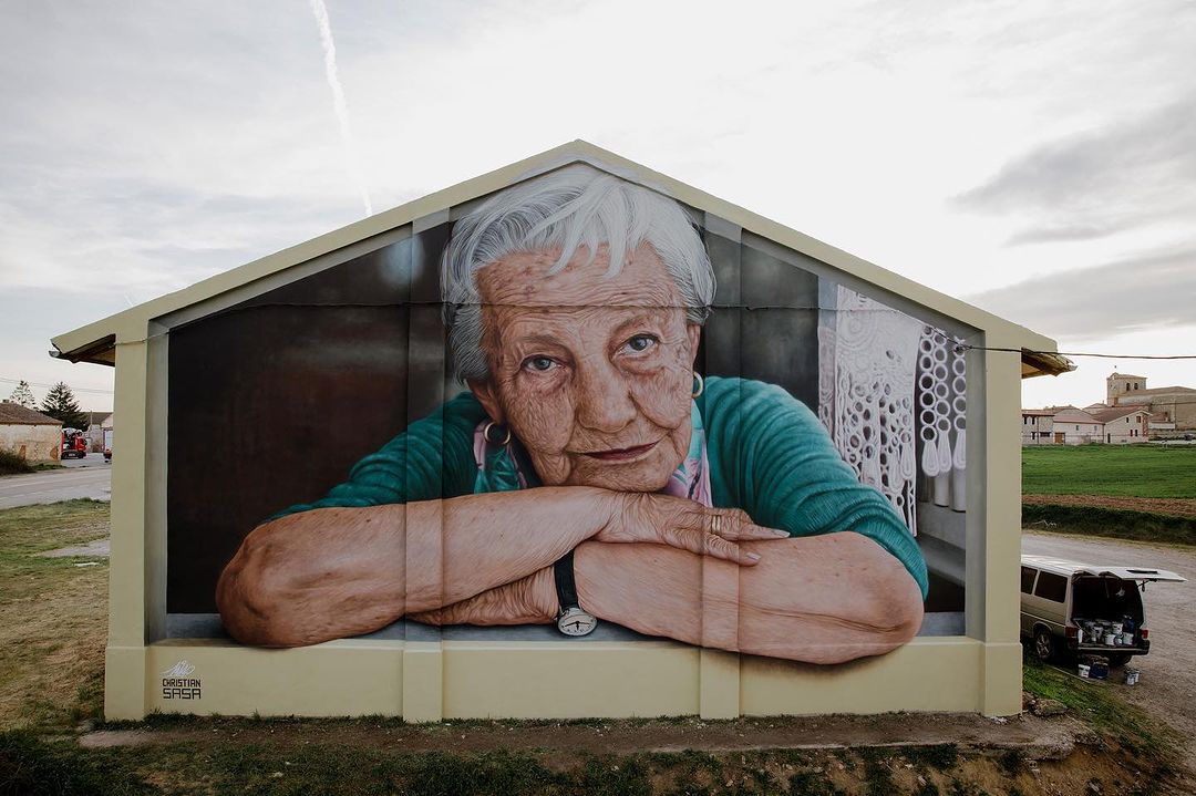 Streetart – Christian Sasa @ Estépar, Spain – Barbara Picci