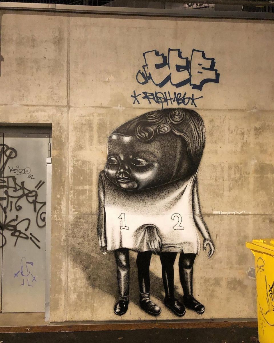 Streetart – Claudio Ethos @ Biel, Switzerland – Barbara Picci