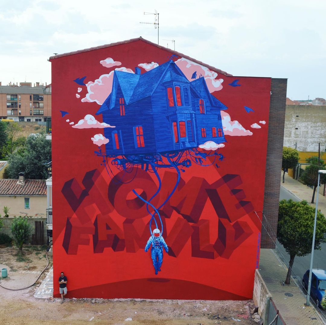 Streetart – Jabier Landa + Jon Zabalegui @ La Bañeza, Spain – Barbara Picci