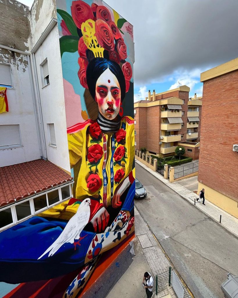 Streetart – Dan Ferrer @ Linares, Spain – Barbara Picci