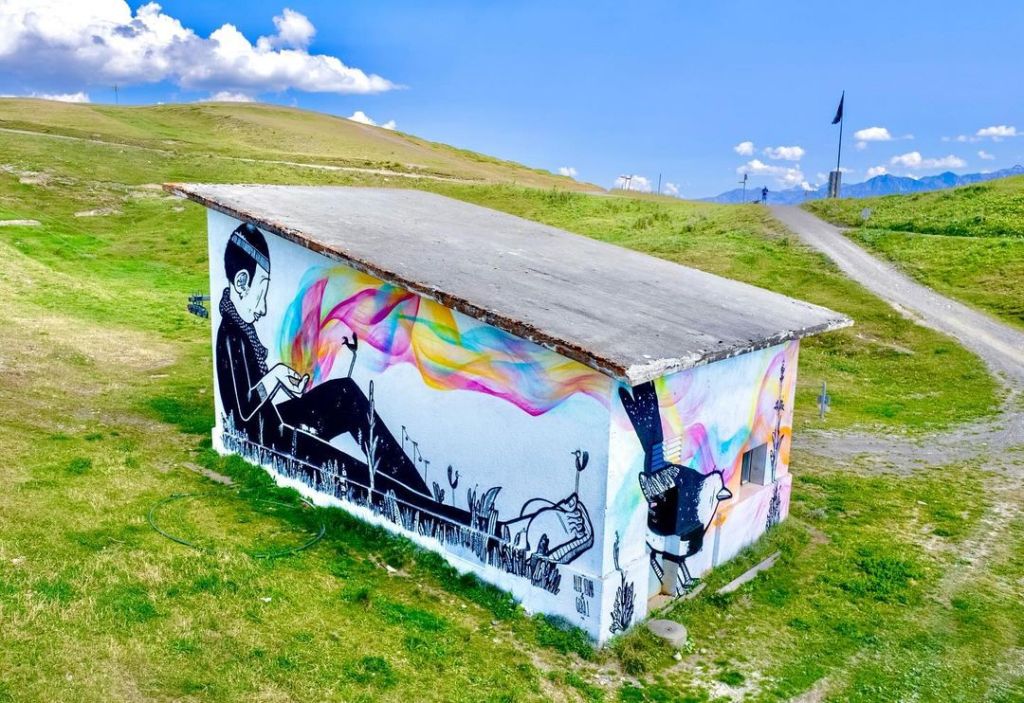 Streetart – Gera 1 + Alex Senna @ Crans Montana, Switzerland – Barbara ...