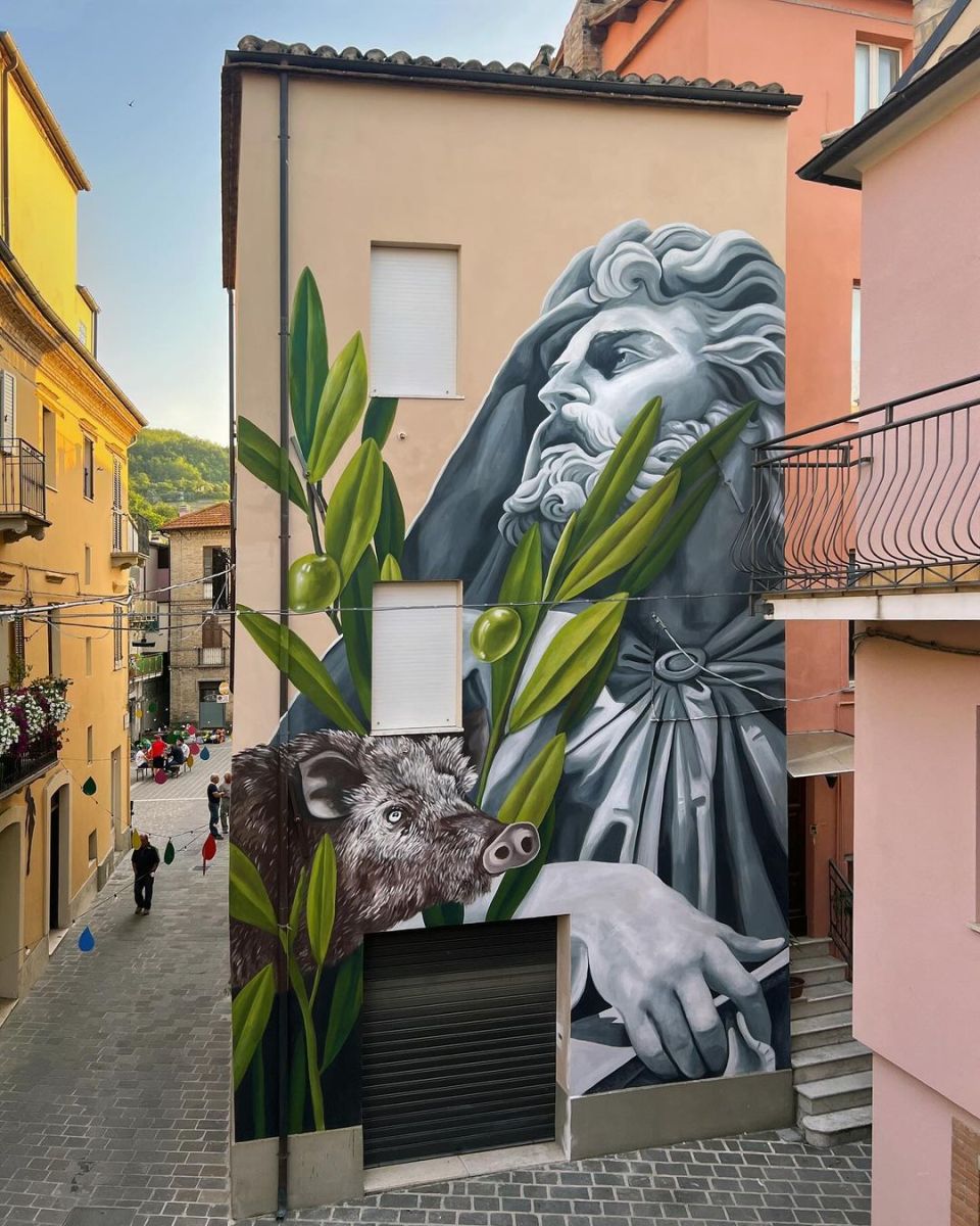 Streetart – Ligama @ Bisenti, Italy – Barbara Picci