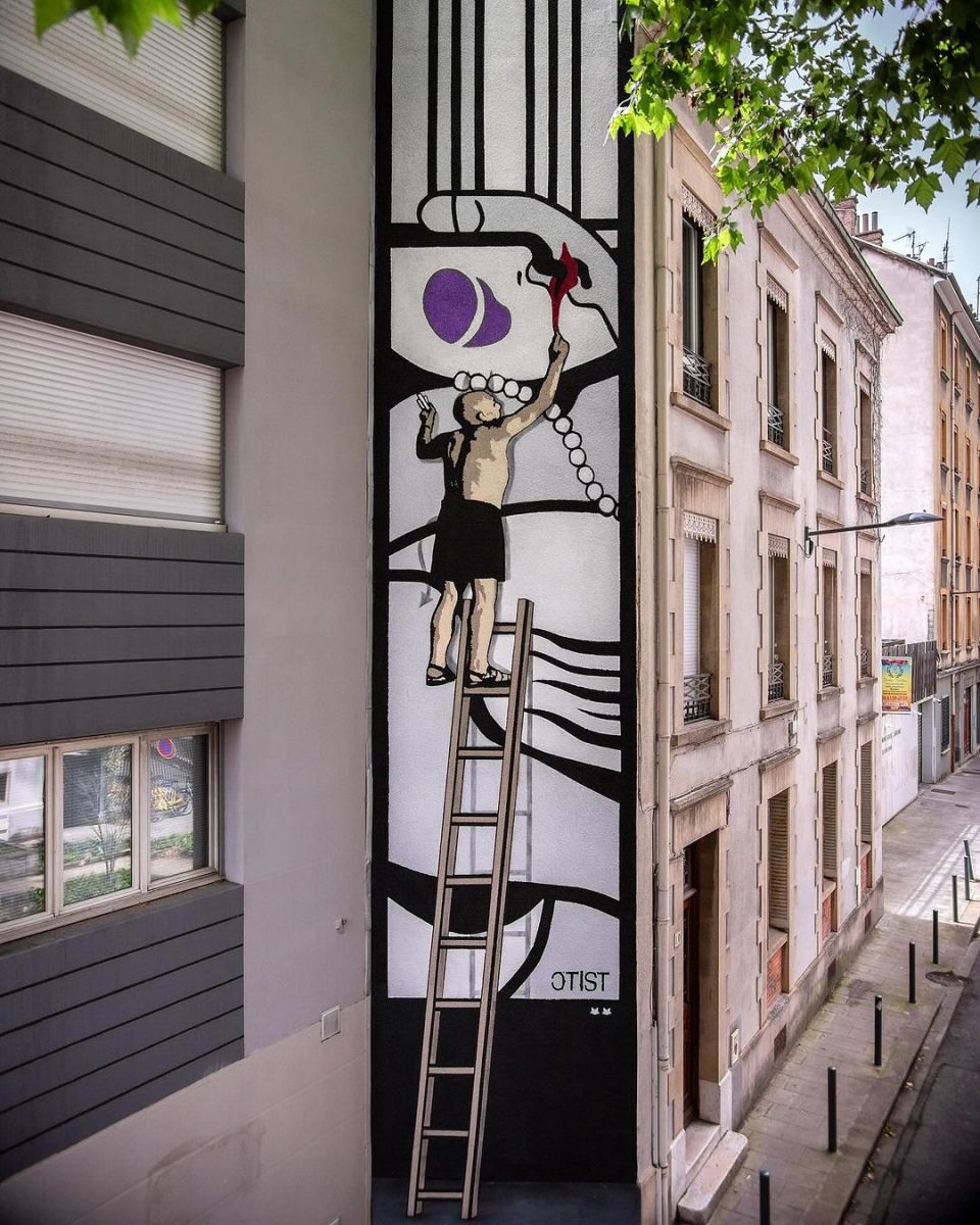 Streetart – OTIST @ Grenoble, France – Barbara Picci